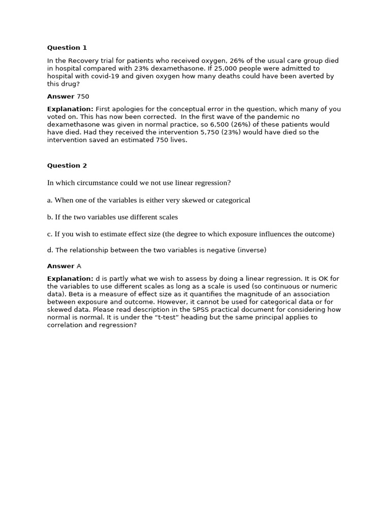 Solutions To Mini Slido Quiz - Lecture 2 Part 1 | PDF | Wellness ...