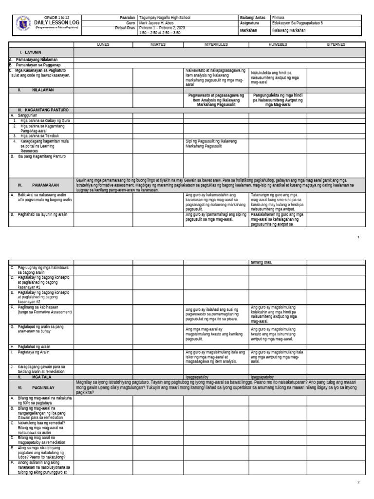DLL-ESP8-Feb 1-2 | PDF