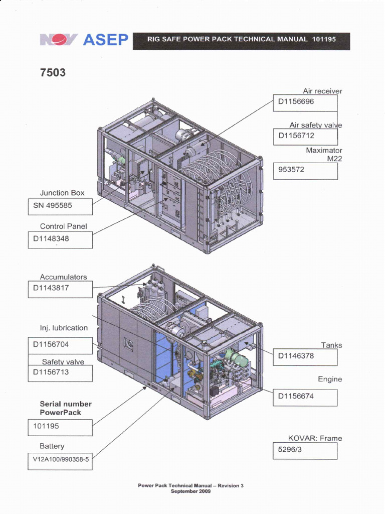 POWER PACK EQUIPMENT DRAWING | PDF
