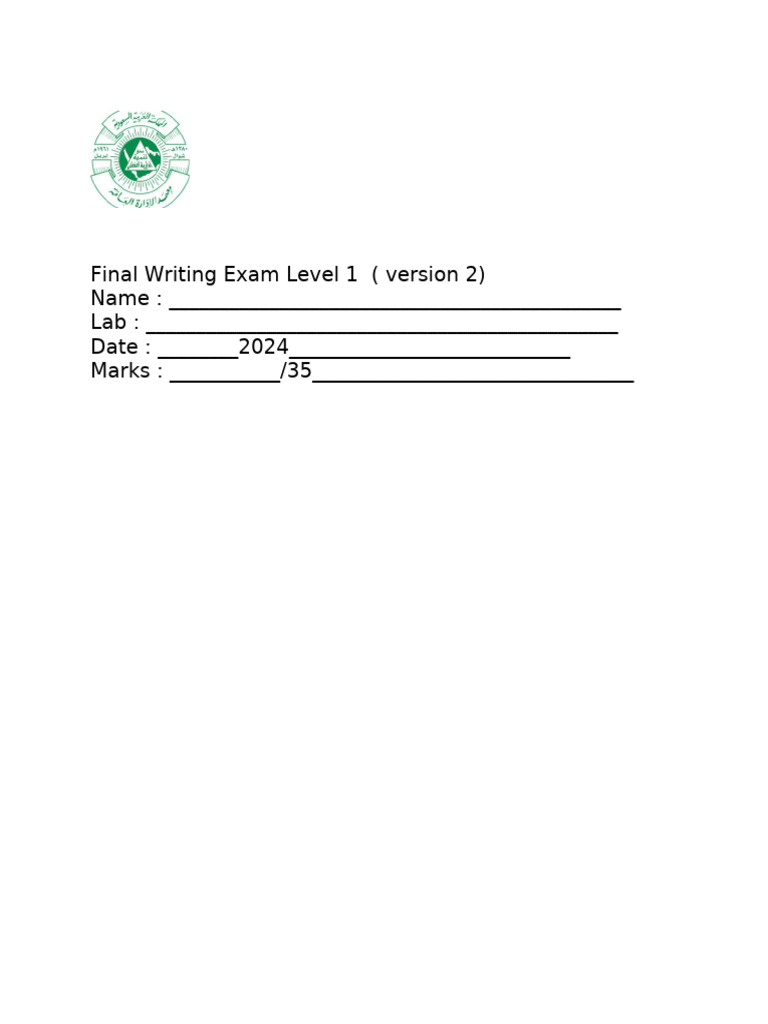 Mid Term Level 1 V1 (Sept 2024) | PDF | Linguistic Morphology | Linguistics