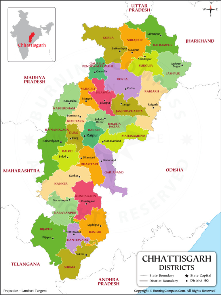 chhattisgarh-district-map | PDF