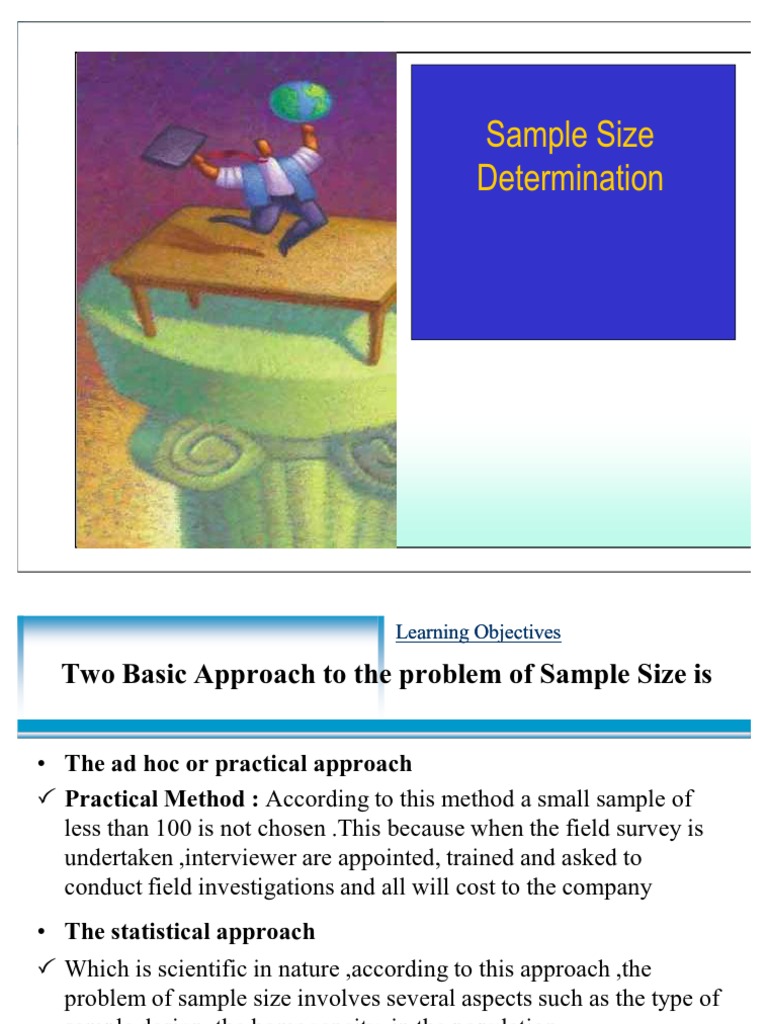 Sample Size Determination Methods | PDF | Sampling (Statistics ...