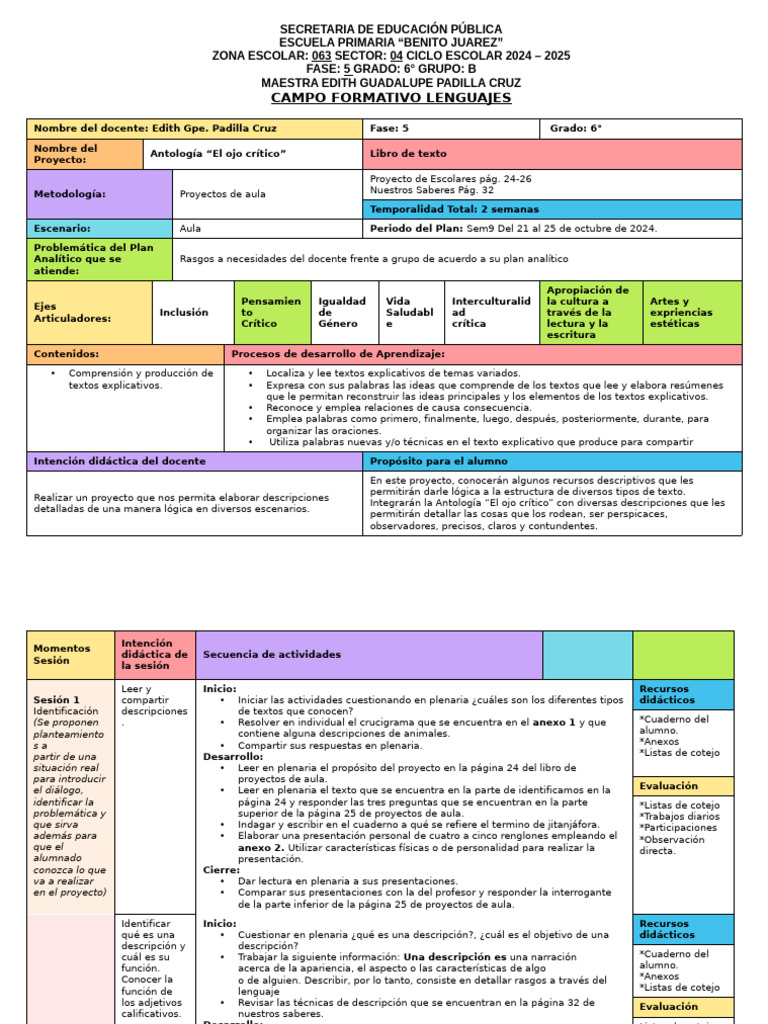 6° Sem9 | PDF | Evaluación | Gases