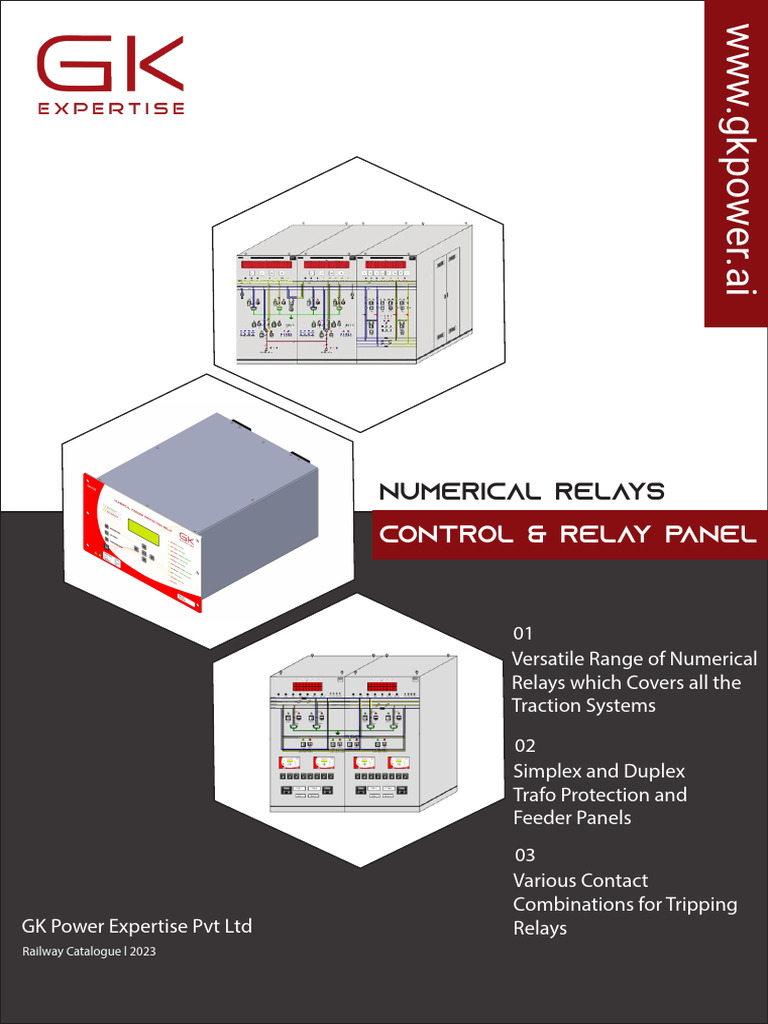 Brochure_GK | PDF | Relay | Electrical Substation