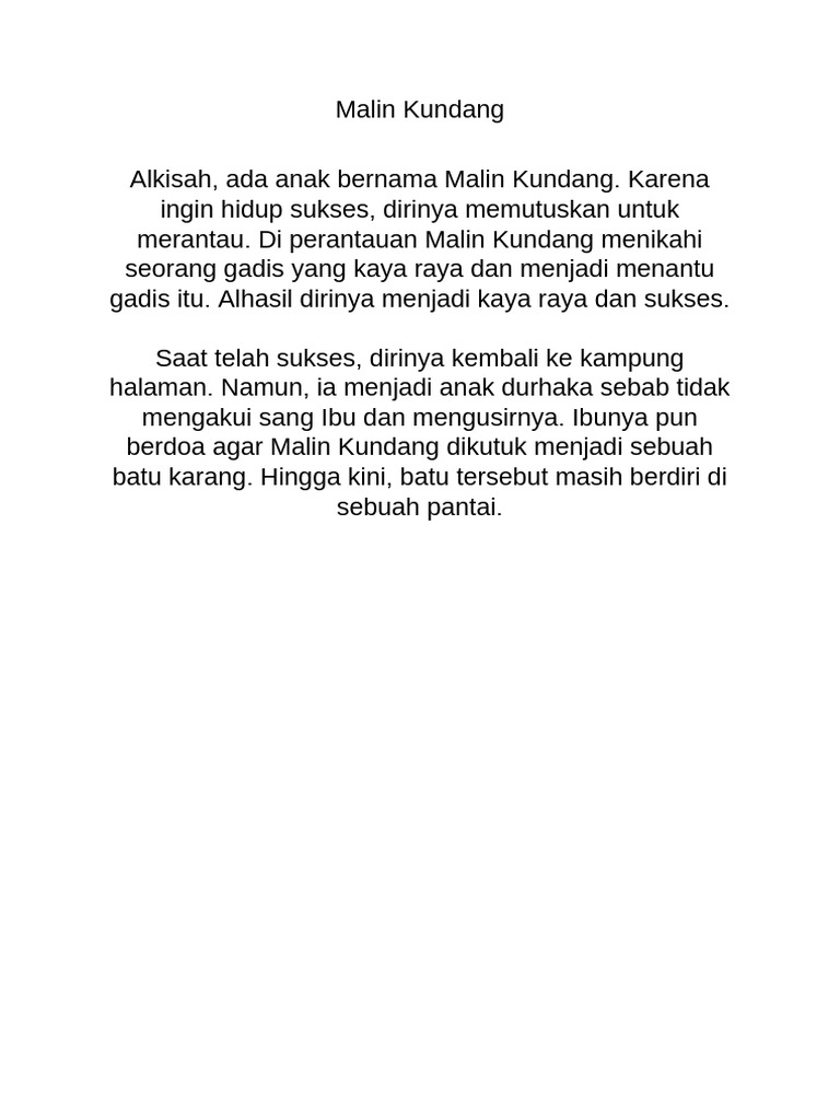 Teks Fiksi Untuk Literasi KLS 3 | PDF