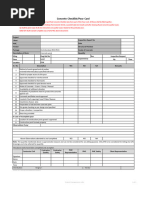 Concrete Pour Card Format | PDF