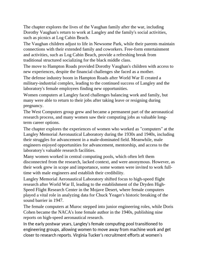 Vaughan Family's Journey at Langley | PDF | Langley Research Center ...