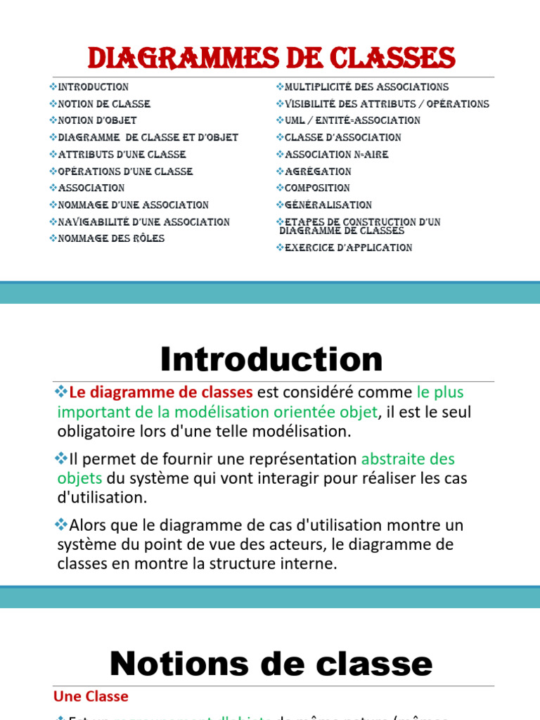 6-Diagrammes de Classes | PDF | Classe (informatique) | Programmation informatique