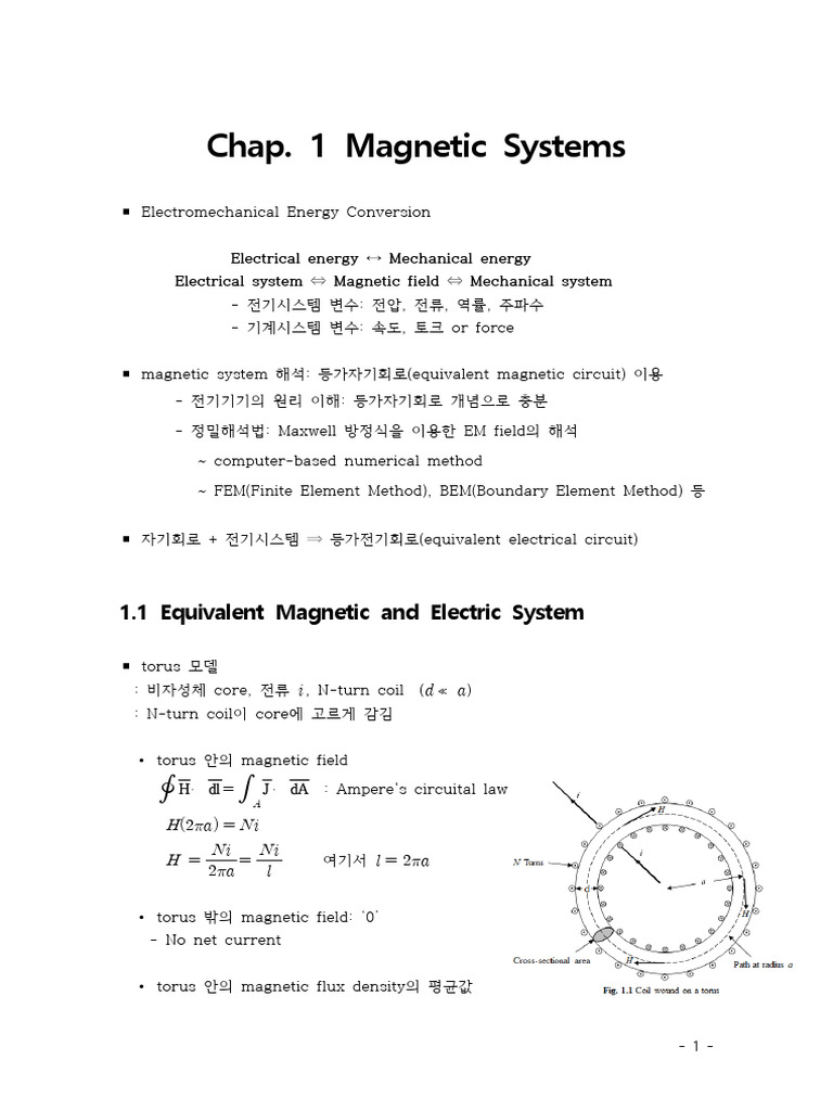 Chap. 1 - Magnetic Systems | PDF