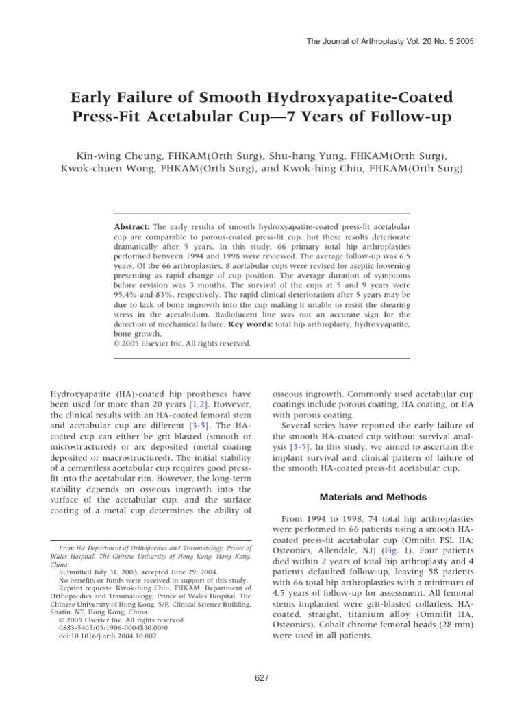 HA Failure 4 | PDF | Hip | Musculoskeletal System