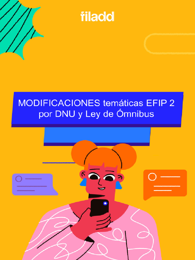 Modificaciones DNU y Ley de Omnibus en Tematicas Efip 2 | PDF ...