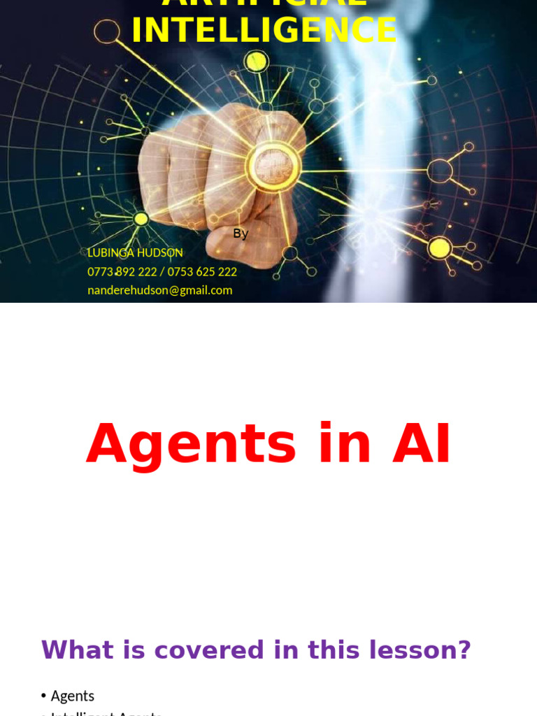 Artificial Intelligence - Lesson 2 | PDF | Computing | Cognitive Science