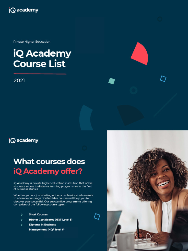 IQ Academy 2021 Course List | PDF | Diploma | Internet