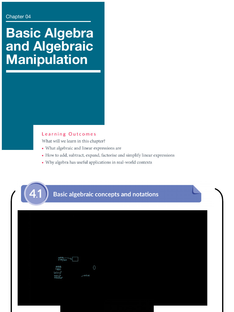 1M3 C04 Algebra | PDF | Business