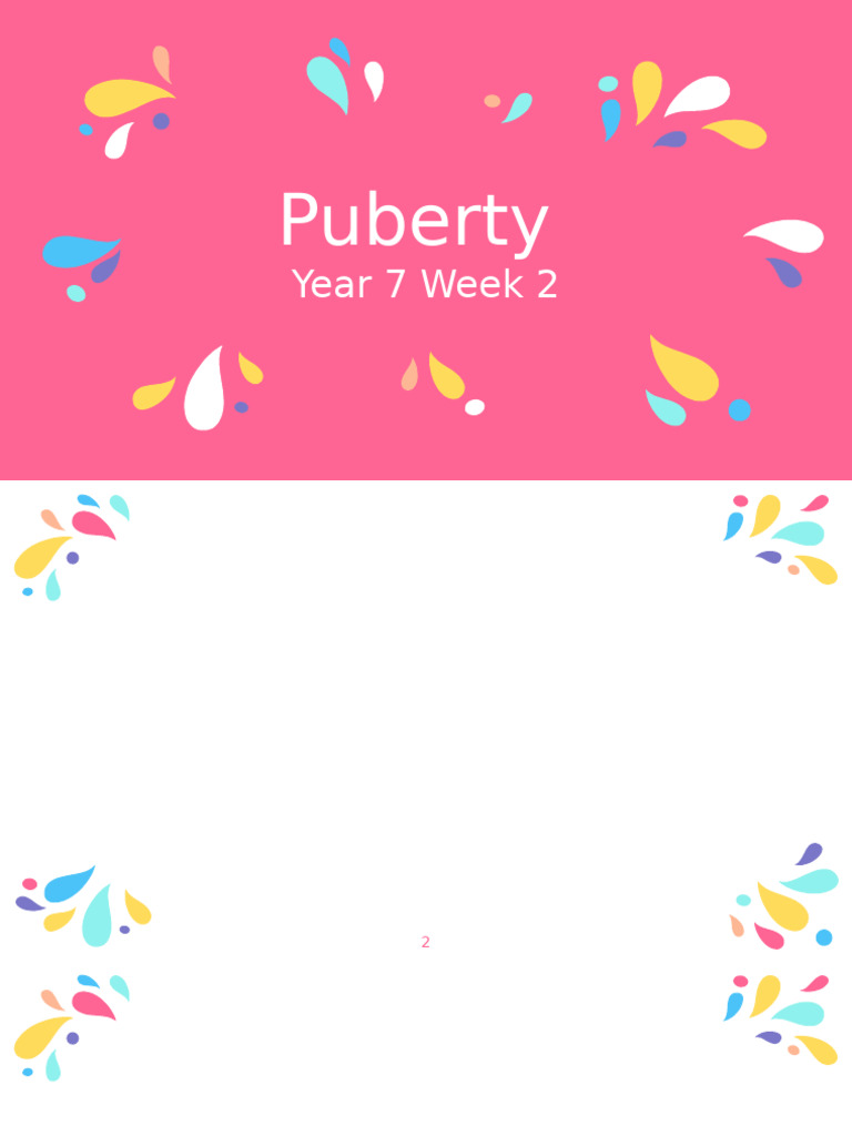 L2 - Introduction To Puberty | PDF | Estrogen | Reproductive System