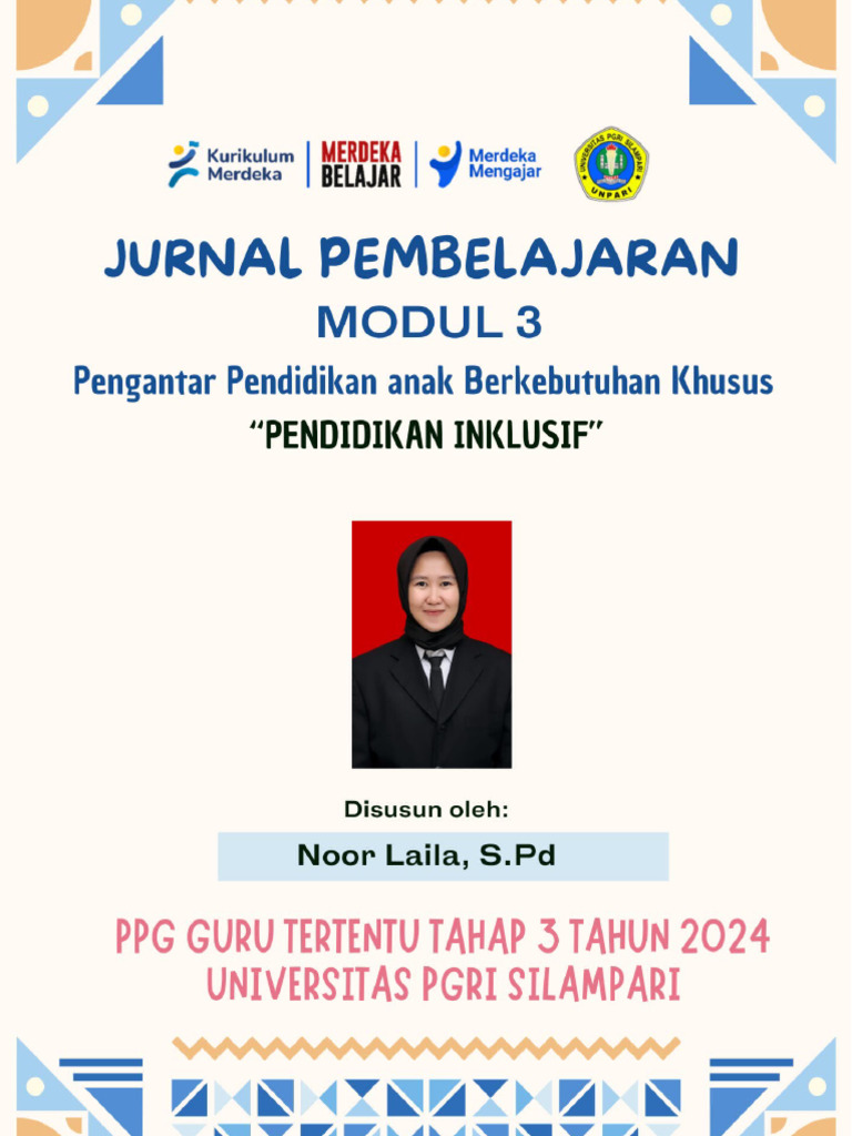 MODUL 3 PENDIDIKAN INKLUSIF | PDF