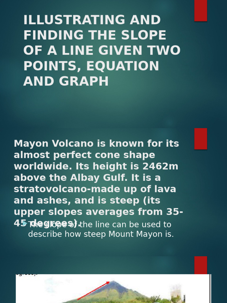 Finding Slope of a Line: Points, Equation, Graph | PDF
