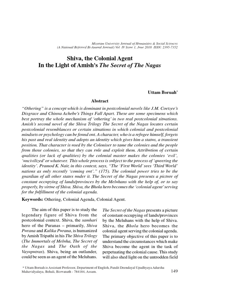 Boruah | PDF | Colonialism | Shiva
