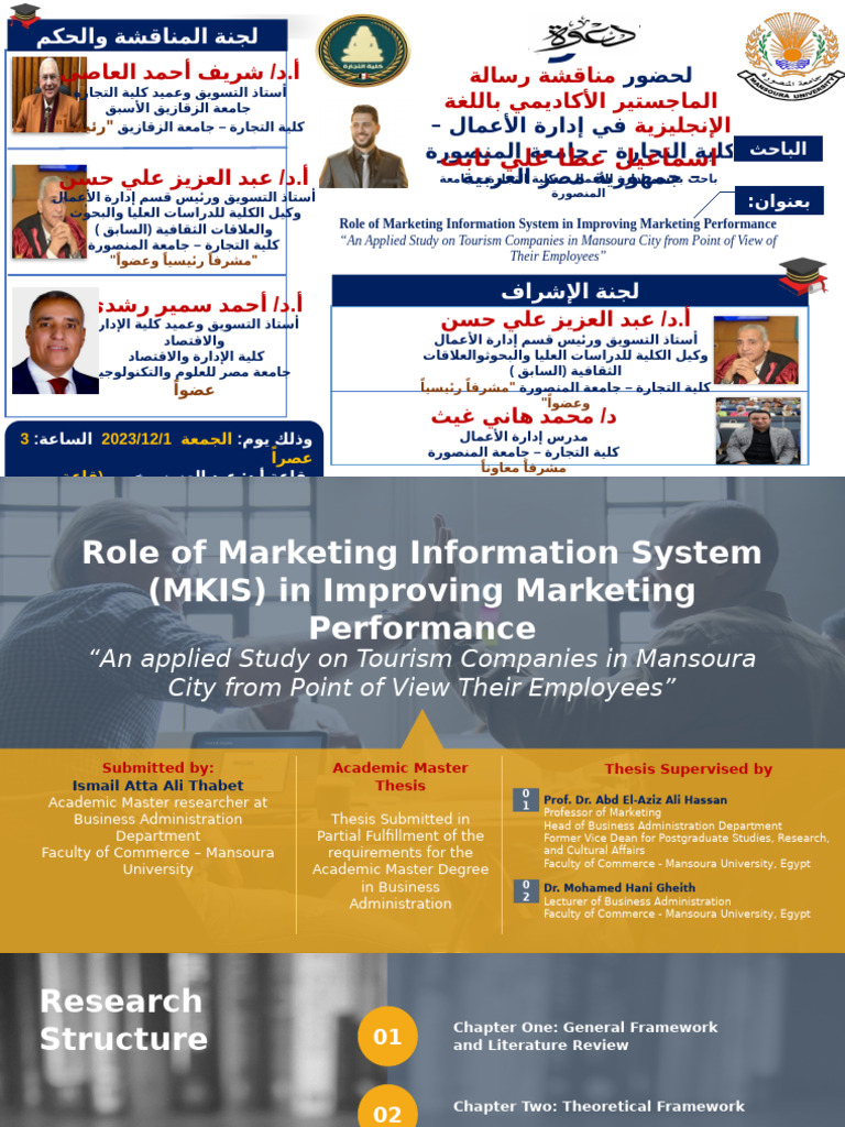 Marketing Info Systems in Mansoura Tourism | PDF | Questionnaire | Science