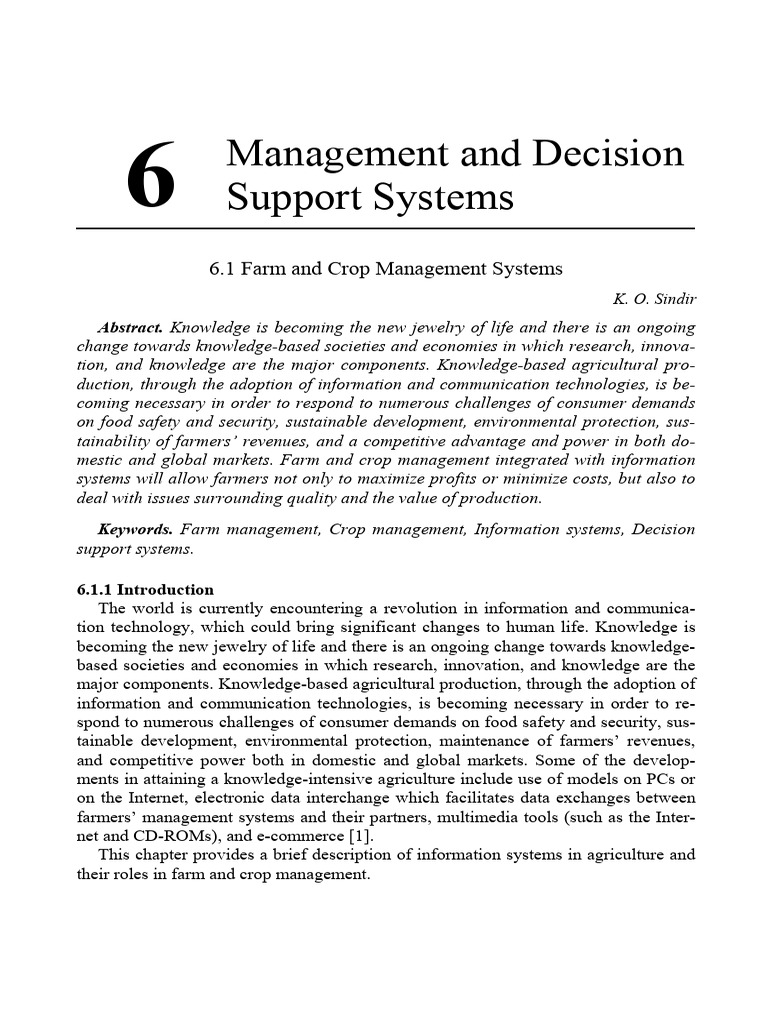 Management and Decision Support Systems | PDF | Information | System