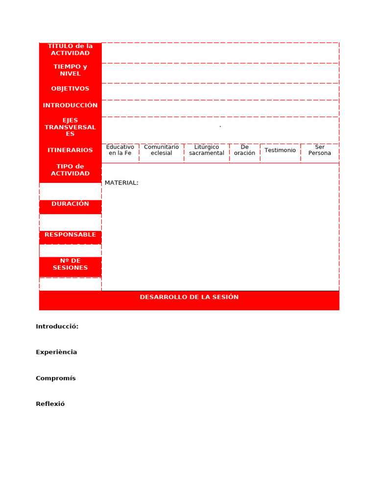 Fitxa Activitats Juniors | PDF