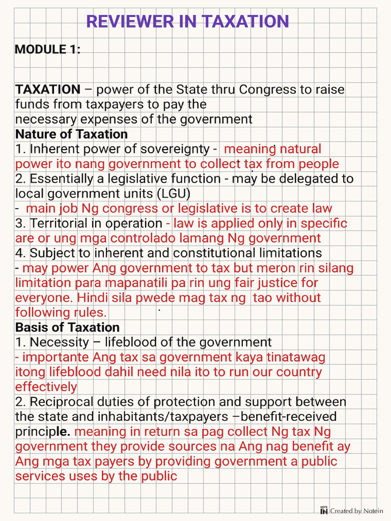 TAX R | PDF