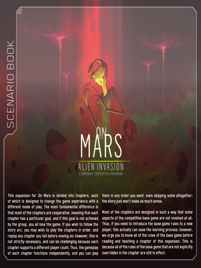 On Mars: Alien Invasion Expansion Guide | PDF | Mars | Extraterrestrial ...