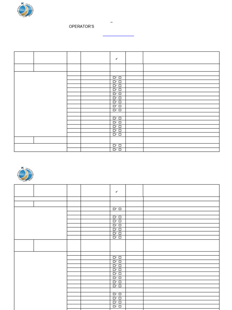 Lycaa FSD Ops Checklist 01 (H) | PDF | Instrument Flight Rules | Visual ...