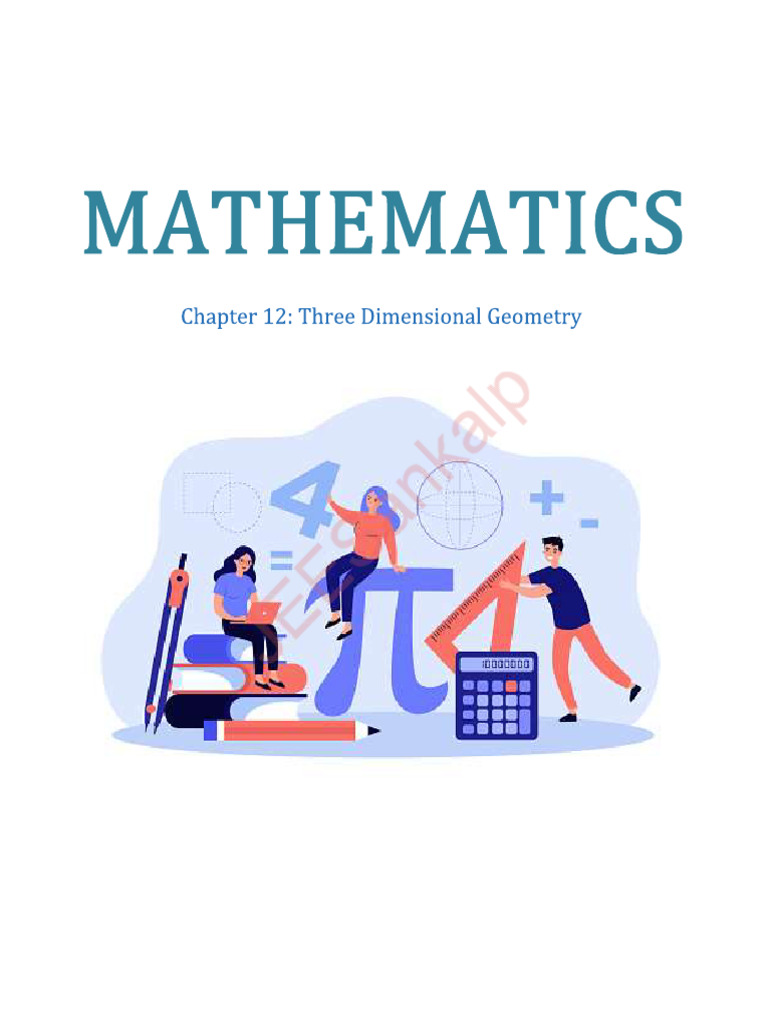 Introduction To Three Dimensional Geometry - Watermark | PDF ...