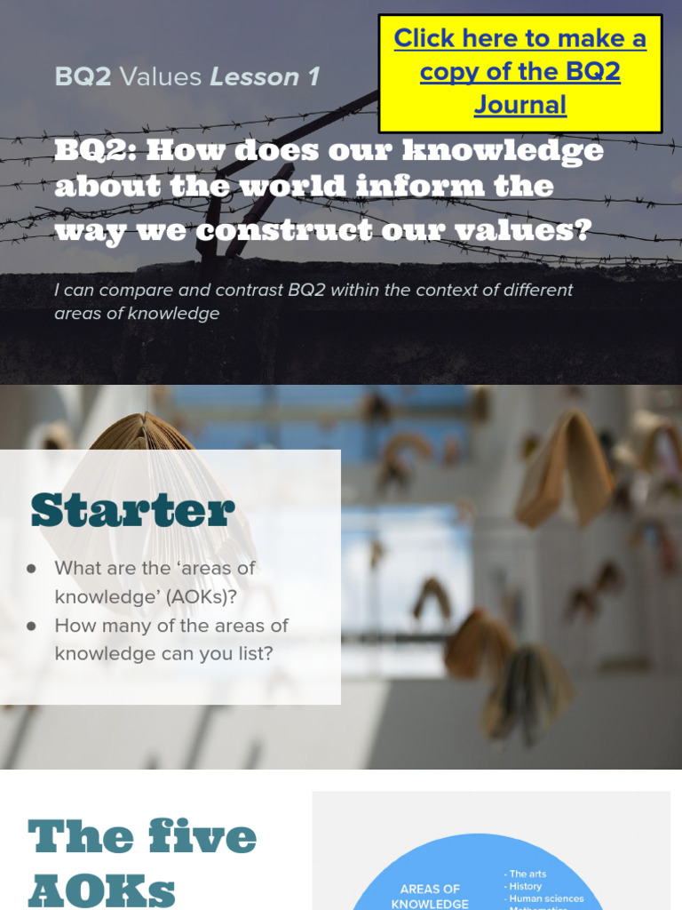 2.1_Introduction_to_BQ2__The_Five_AOKs_ (2) | PDF | Knowledge | Science