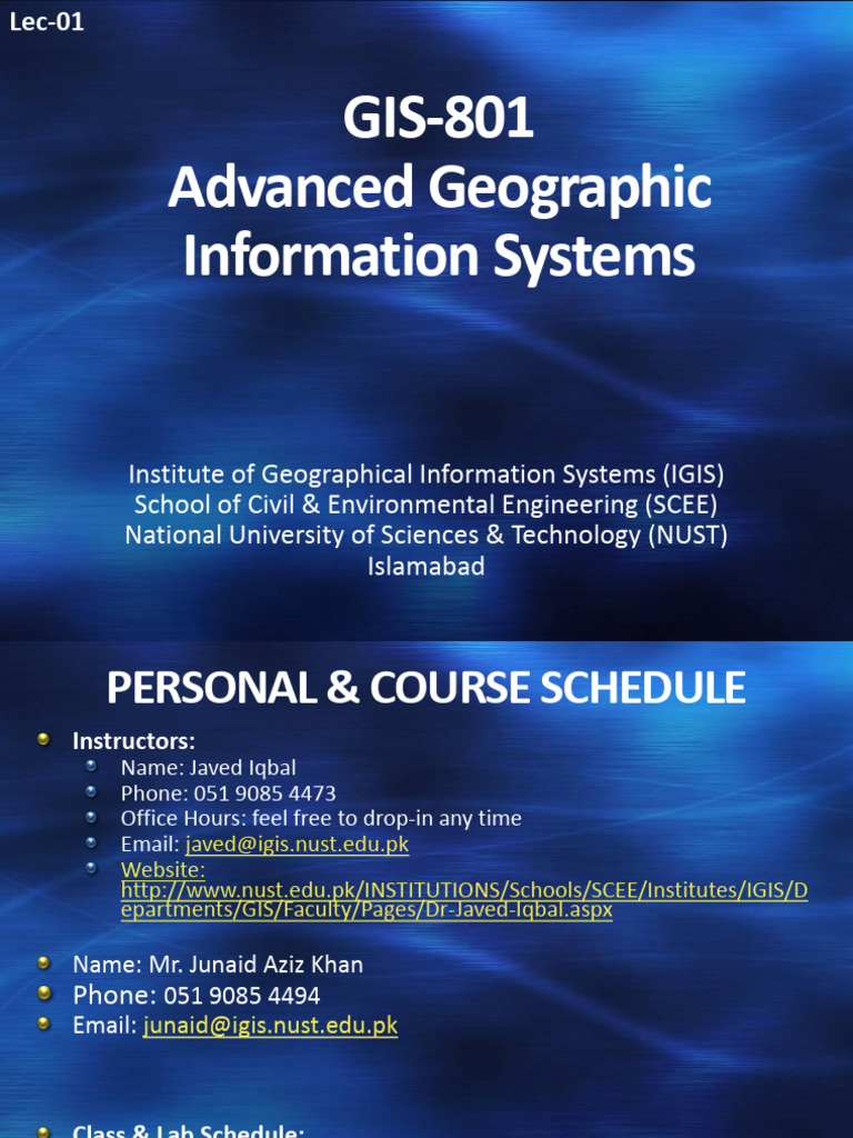 Lec 3 GIS | PDF | Geographic Information System | Esri