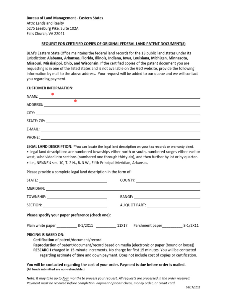 GLO_Patent_Request_Form_copy | PDF