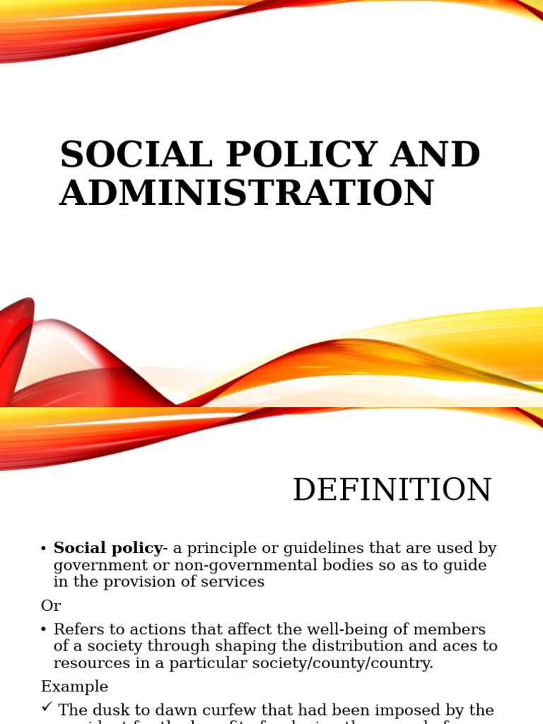 Social Policy Introduction | PDF | Welfare | Social Work
