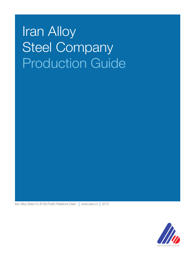 Iran Alloy Steel Co. Production Guide | PDF | Steel | Heat Treating
