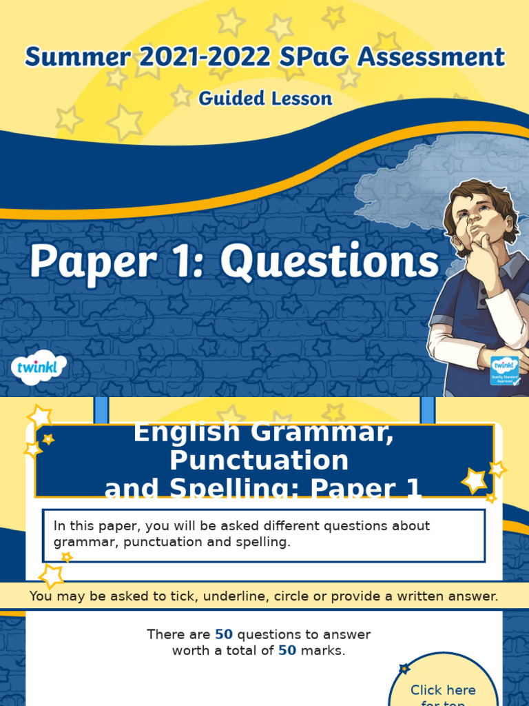 Year 2 Grammar and Punctuation Guide | PDF | Clause | Sentence ...