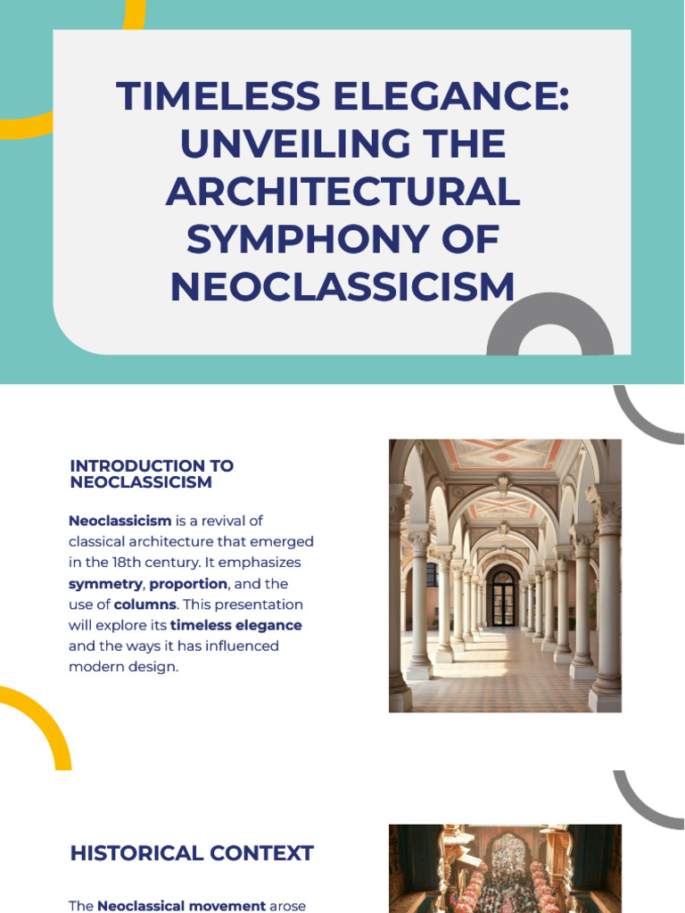 Slidesgo Timeless Elegance Unveiling The Architectural Symphony of Neoclassicism ...