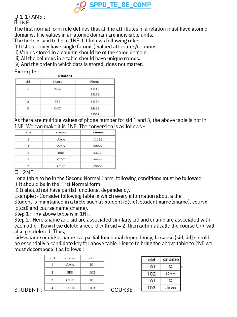 DBMS ENDSEM Solved Question Paper | PDF | Relational Database | Databases DBMS ENDSEM Solved Question Paper | PDF | Relational Database | Databases