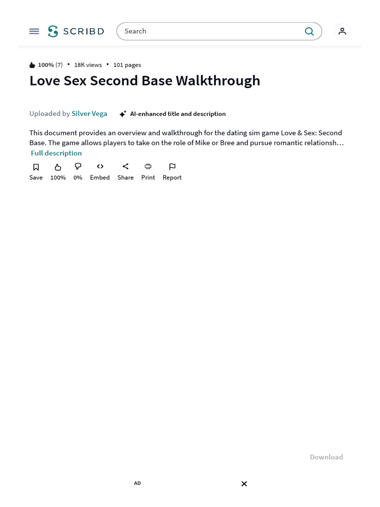 Love Sex Second Base | PDF | World Wide Web | Internet & Web