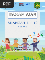 Bahan Ajar Matematika Kelas 1 Bilangan 1-10 | PDF
