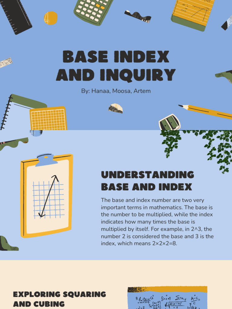 Understanding Base and Index Numbers | PDF | Mathematics | Behavior ...