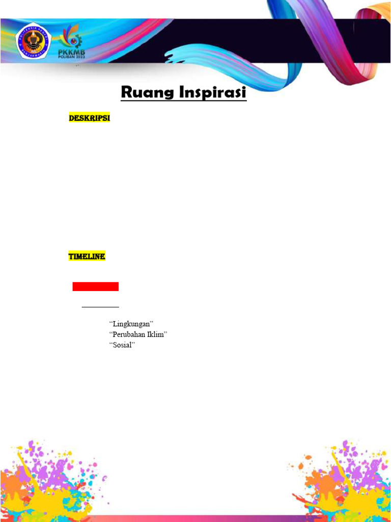 Buku Panduan Tugas Maba 2023 | PDF | Game & Aktivitas | Seni