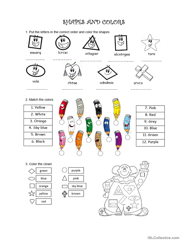 Shapes and Colors | PDF