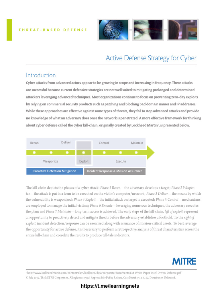 Active Defense Strategy-Stamped | PDF | Computer Security | Security