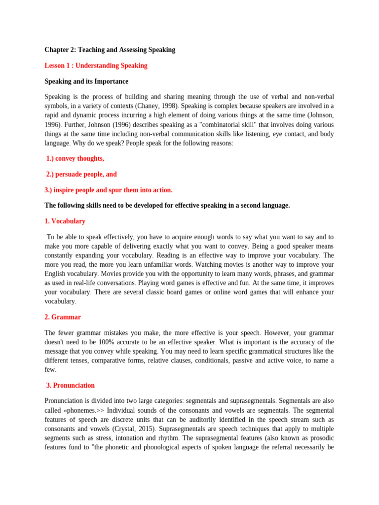Chapter 2 - Teac-WPS Office | PDF | Fluency | Vocabulary
