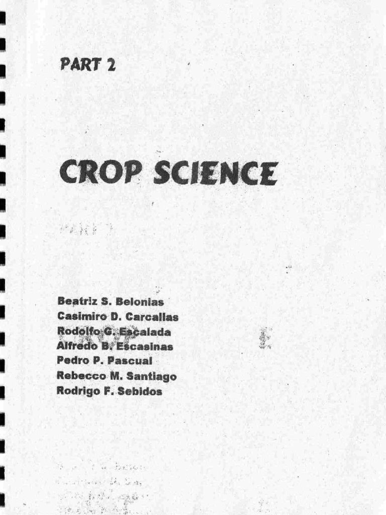 VSU Crop Science Reviewer | PDF
