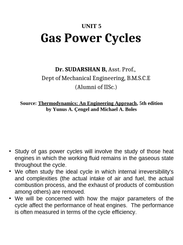 Gas Power Cycles | PDF | Diesel Engine | Gas Turbine