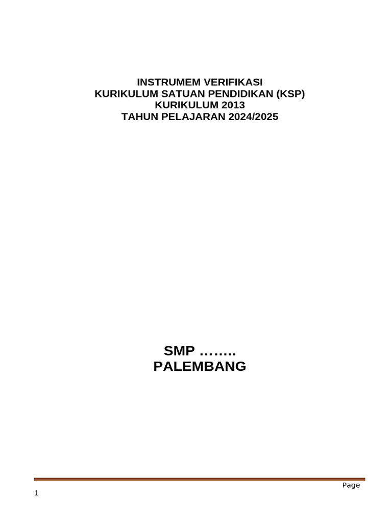 Salinan Rev - INST VERIFIKASI KSP KUR 2013 - 2024 - 2025 | PDF