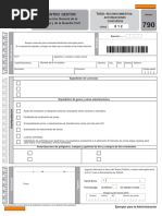 Modelo 790 para Tasas Guardia Civil | PDF