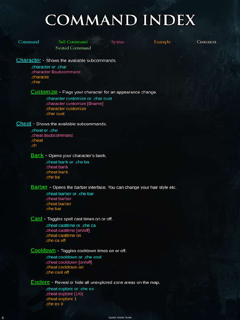 Command Guide-6 | PDF