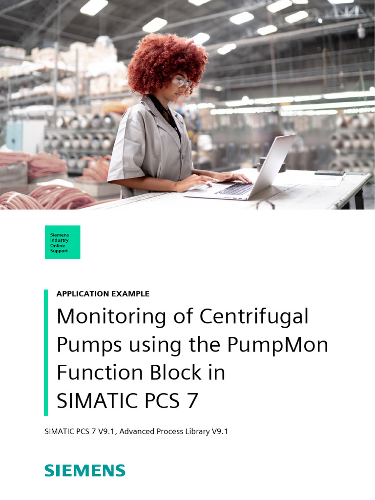 PumpMonitoring PCS 7 V9 1 DOC en | PDF | Pump | Legal Liability